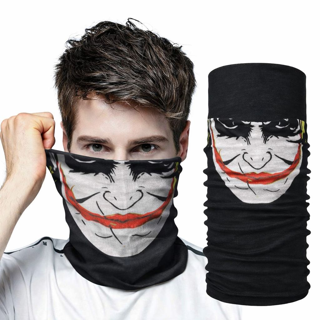 Joker Desenli Çok Amaçlı Buff – Yüz, Boyun ve Bandana Maskesi 5 No ...