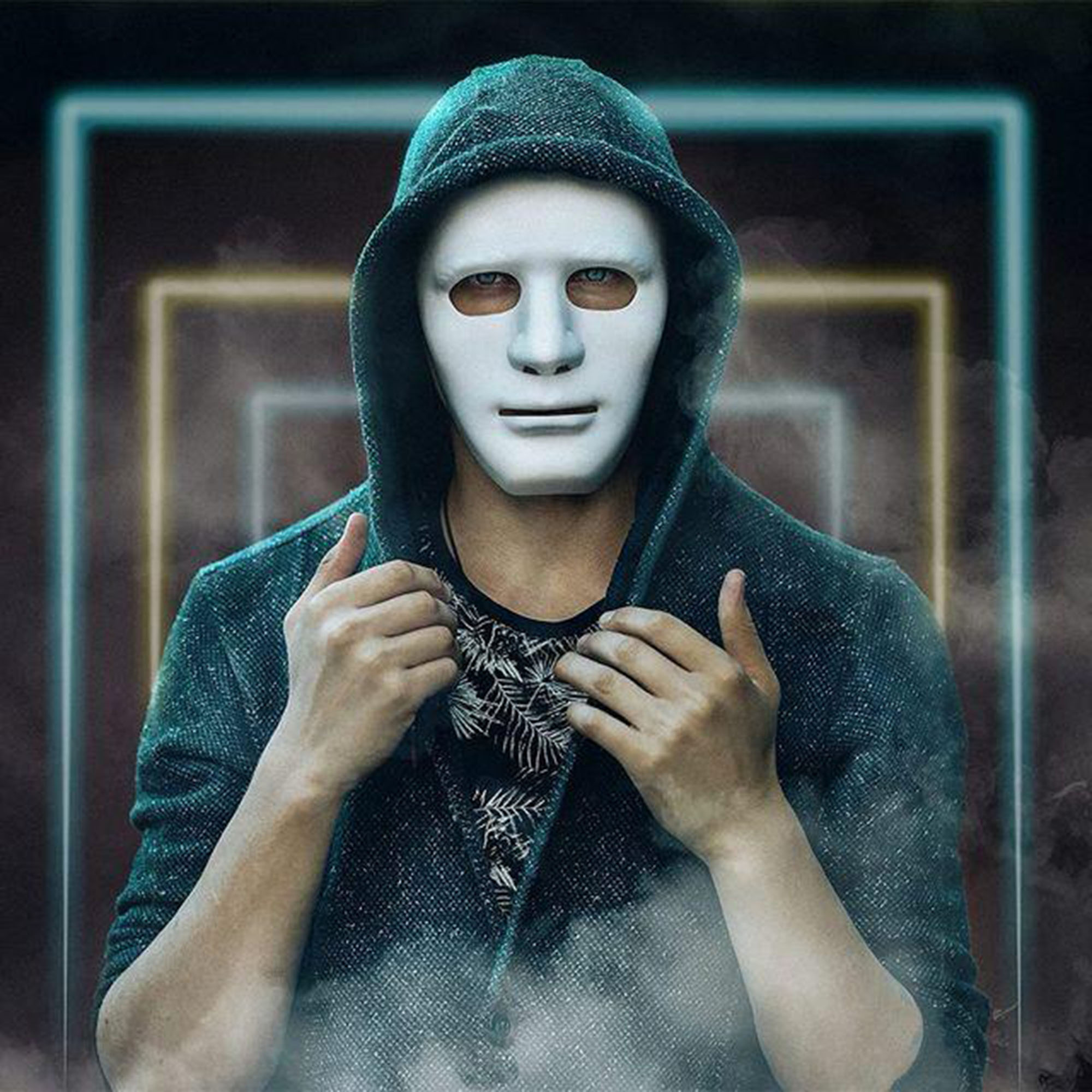 Beyaz Renk Hip Hop Anonim Jabbawockeez Dans Maskesi 18x19 cm | Global ...